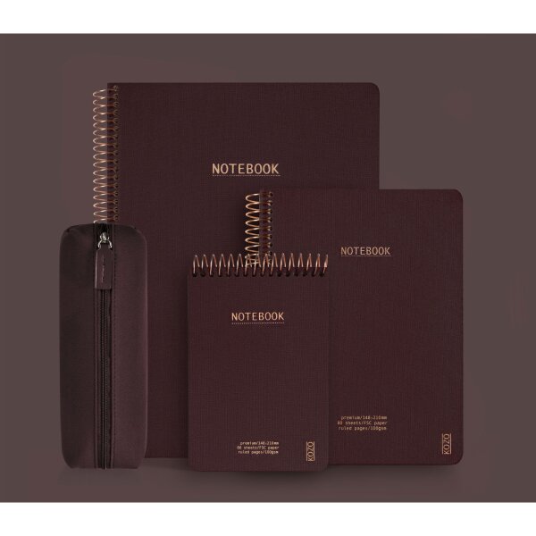 ΚΑΣΕΤΙΝΑ KOZO PENCIL CASE COFFEE | Kalogiannis